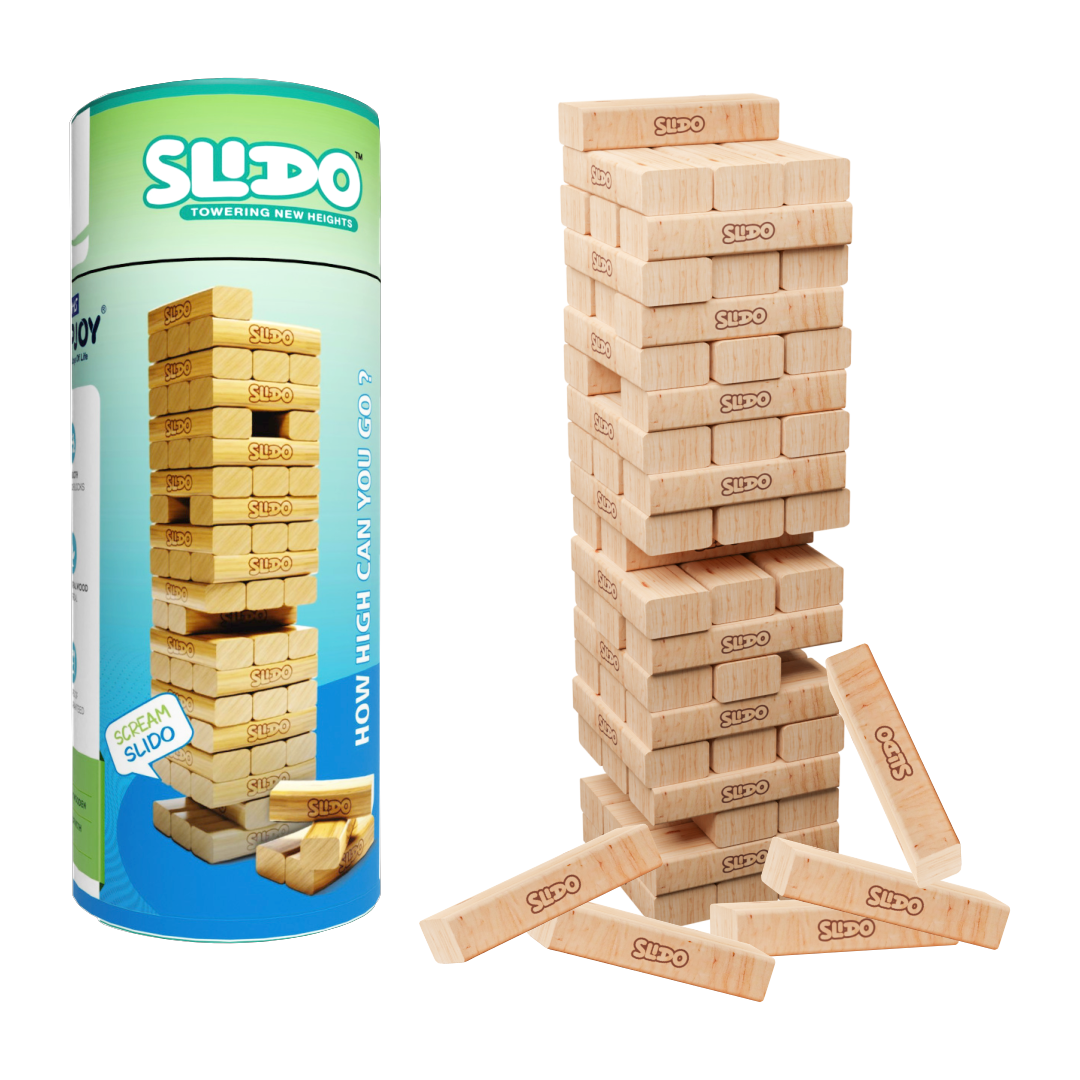Clapjoy Slido Classic Stacking Game for Kids Ages 5+ Years